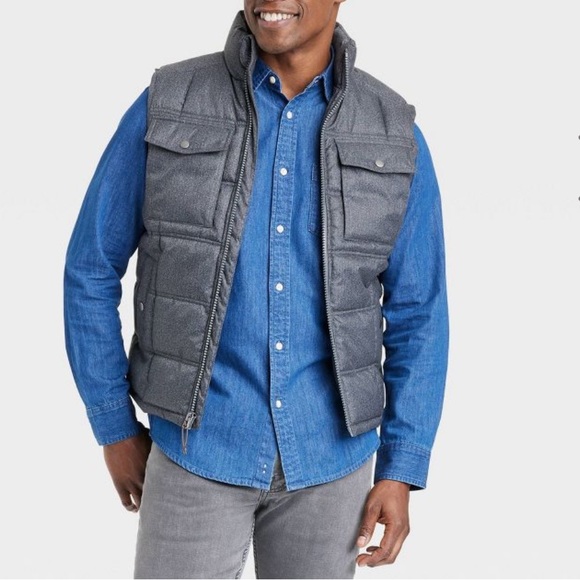 Goodfellow & Co | Jackets & Coats | Mens Midweight Herringbone Puffer ...